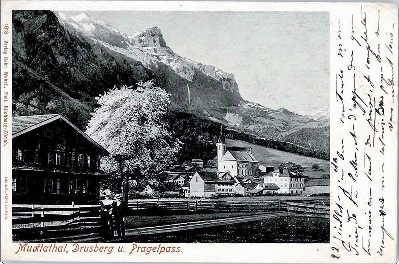 Kirche Muotathal - Diashow mit alten Bildern